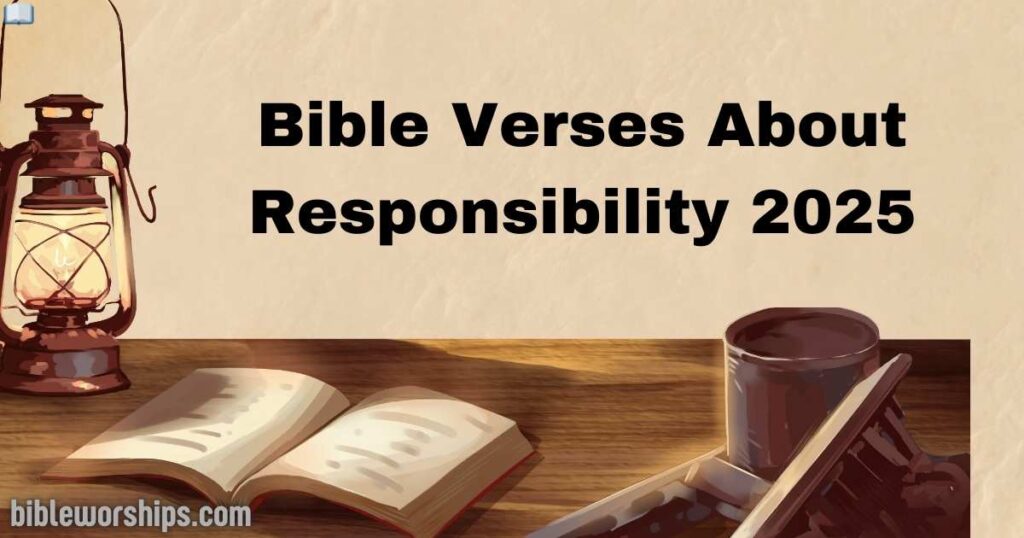 Bible Verses About Responsibility 2025
