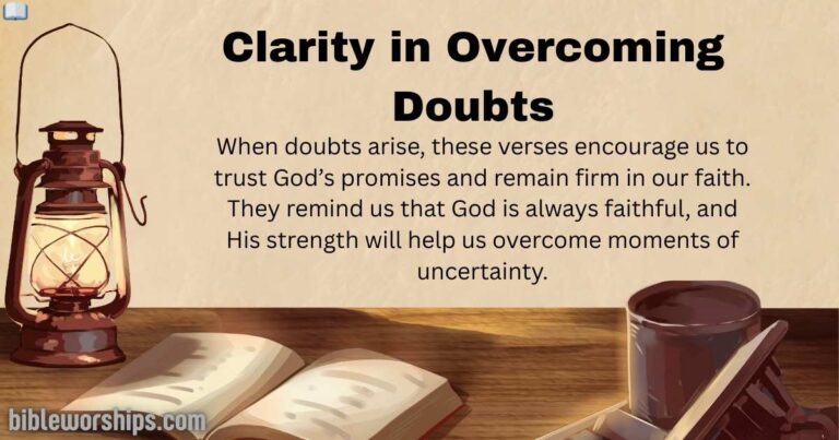 55 Bible Verses About Clarity