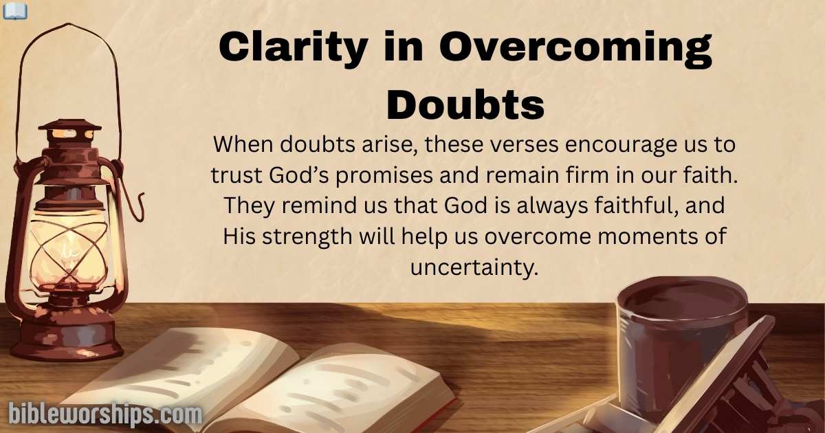 55 Bible Verses About Clarity
