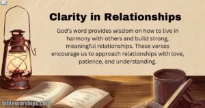 55 Bible Verses About Clarity