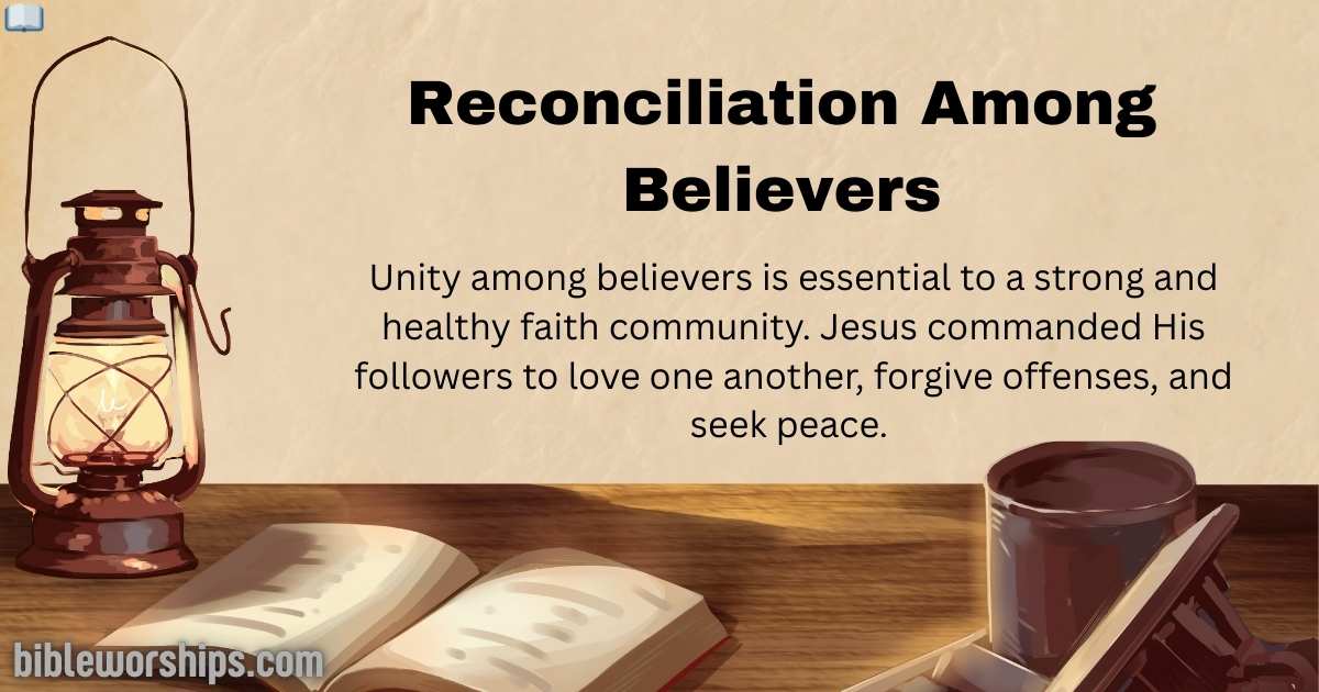 55 Bible Verses About Reconciliation