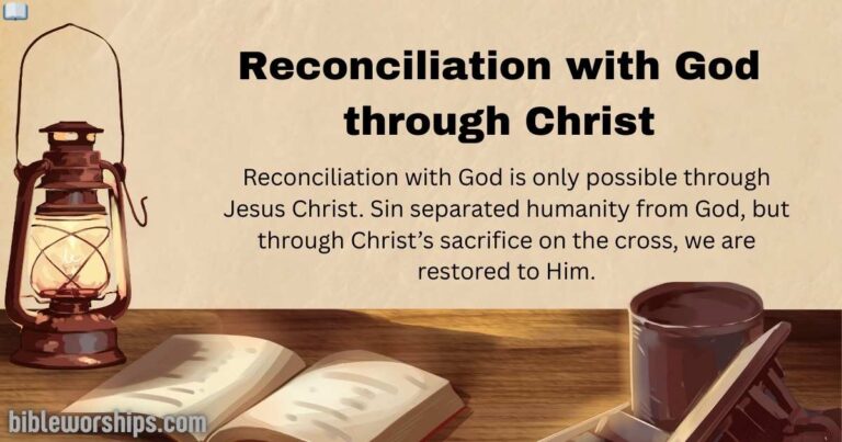 55 Bible Verses About Reconciliation