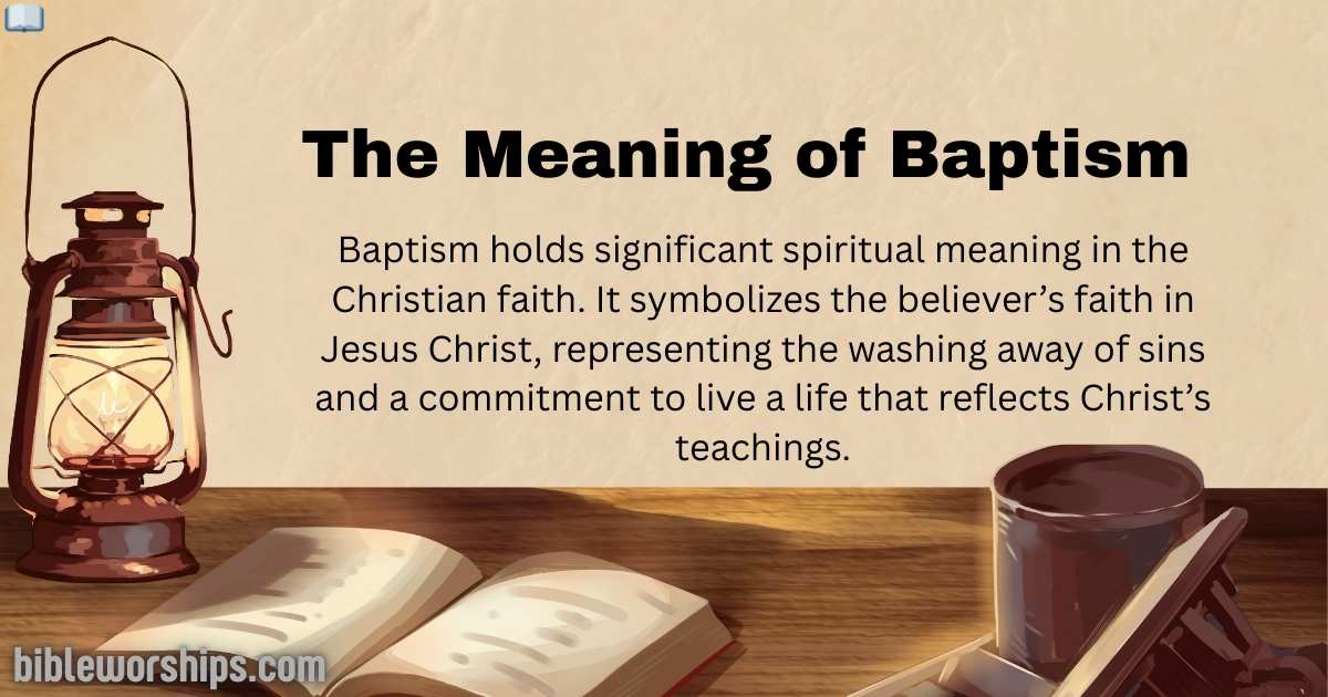 55 Bible Verses About Baptism