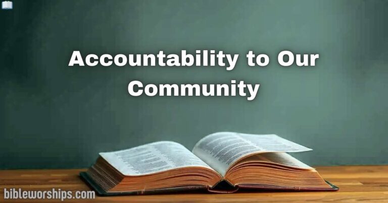 55 Bible Verses About Accountability