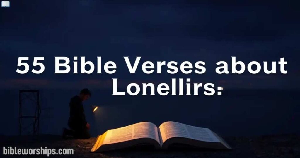 55 Bible Verses About Loneliness