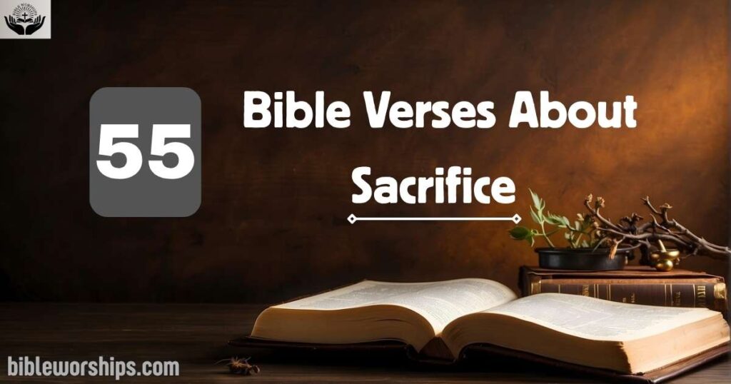 55 Bible Verses About Sacrifice