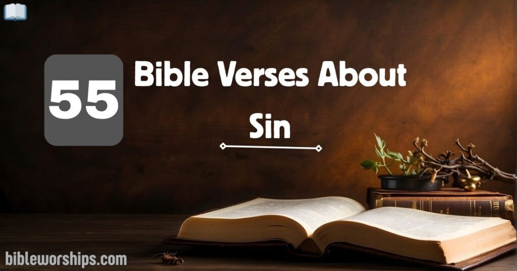 55 Bible Verses About Sin
