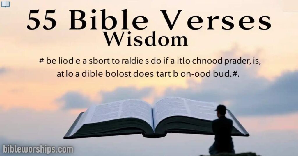 55 Bible Verses About Wisdom