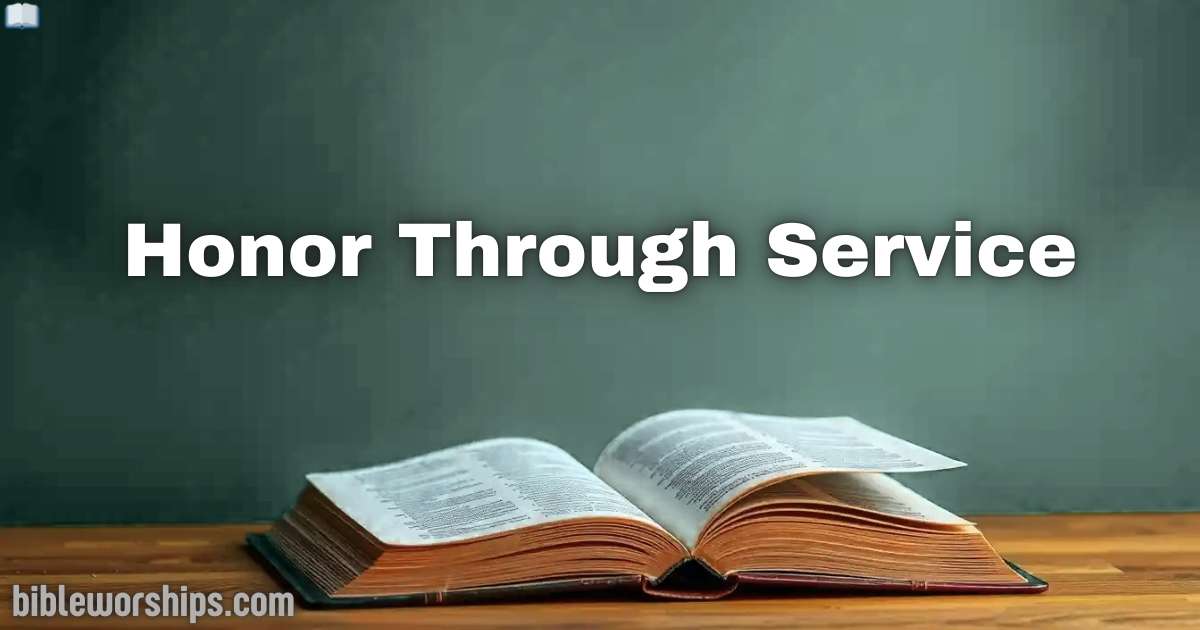55 Bible Verses About Honor
